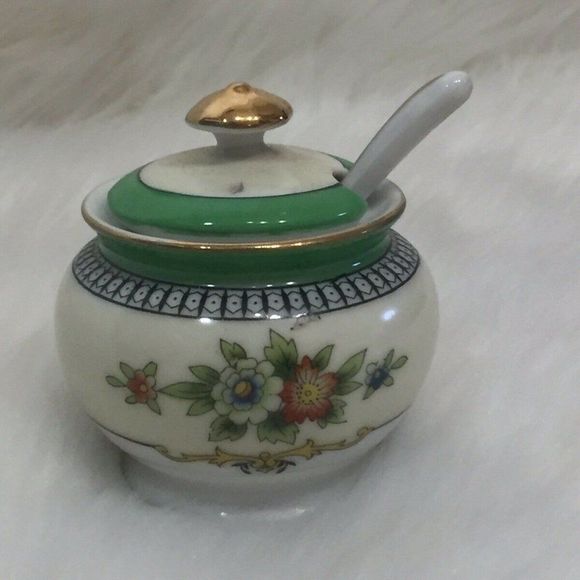 Vintage | Dining | Vintage Noritake From Japan Small Jam Mustard Jar ...